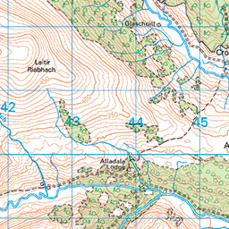 Càrn Chuinneag, Strath Carron, Ardgay - Route Map