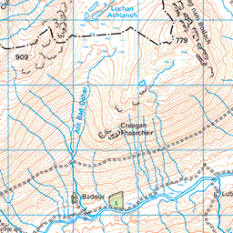Sgiath Chùil and Meall Glas from Glen Lochay - Route Map