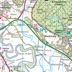 Cairnsmore of Fleet, near Newton Stewart - Route Map