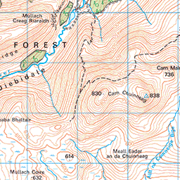 Càrn Chuinneag, Strath Carron, Ardgay - Route Map