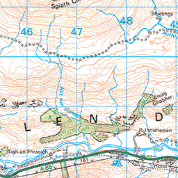 Ben More and Stob Binnein - Route Map
