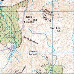 Ben More and Stob Binnein - Route Map