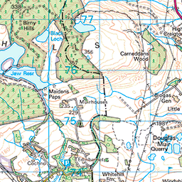 Duncolm and the Slacks, Old Kilpatrick - Route Map