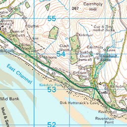 Sandgreen circular, Gatehouse of Fleet - Route Map