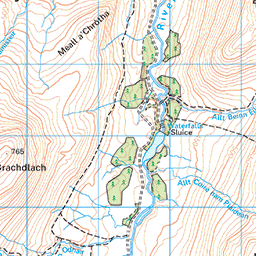The Fara, Dalwhinnie - Route Map