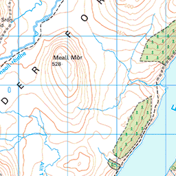 A' Mharconaich and Geal Chàrn, Drumochter - Route Map
