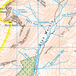 Geal Chàrn, Monadhliath - Route Map
