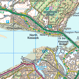 River Ness and Caledonian Canal circuit, Inverness - Route Map