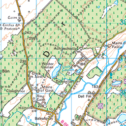 Three Lochs circuit, south Loch Ness - Route Map