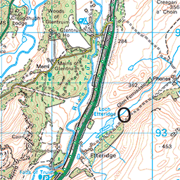 Laggan to Newtonmore - Route Map