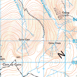 The Fara, Dalwhinnie - Route Map