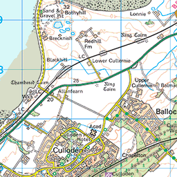 River Ness and Caledonian Canal circuit, Inverness - Route Map