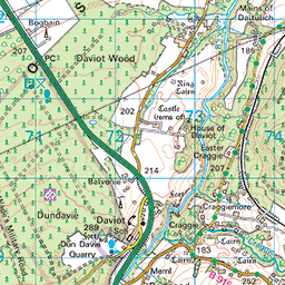 River Ness and Caledonian Canal circuit, Inverness - Route Map