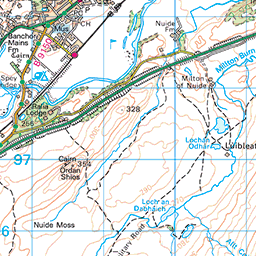 Laggan to Newtonmore - Route Map