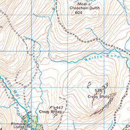 Feshiebridge, Uath Lochans and Loch Insh - Route Map