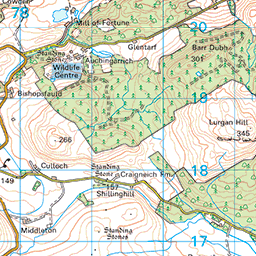 River Earn walk - Crieff to Muthill - Route Map