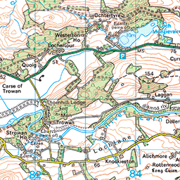 River Earn walk - Crieff to Muthill - Route Map