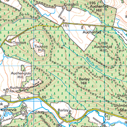 Criffel circuit from New Abbey - Route Map