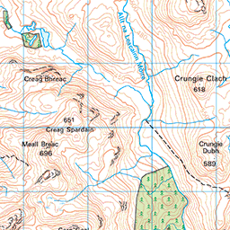 Glen Tilt circuit, Blair Atholl - Route Map