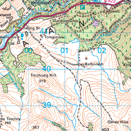Atholl Woods circuit, Dunkeld - Route Map