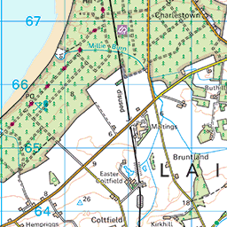 Burghead to Lossiemouth - Route Map