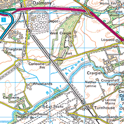 Water of Leith: Slateford to Leith - Route Map
