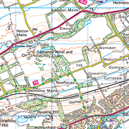 Water of Leith: Balerno to Slateford - Route Map