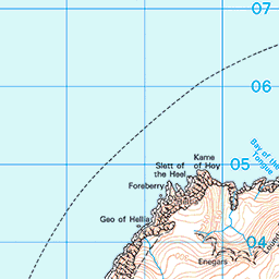 Ward Hill and the Dwarfie Stane, Hoy - Route Map