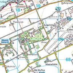 Burghead to Lossiemouth - Route Map