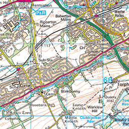 Water of Leith: Balerno to Slateford - Route Map