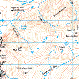 Ward Hill and the Dwarfie Stane, Hoy - Route Map