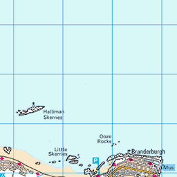 Burghead to Lossiemouth - Route Map