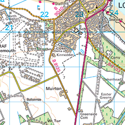 Burghead to Lossiemouth - Route Map