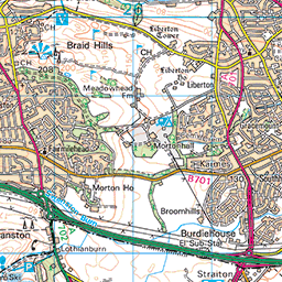 Water of Leith: Balerno to Slateford - Route Map
