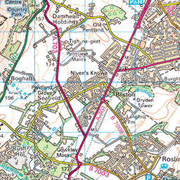 Water of Leith: Balerno to Slateford - Route Map
