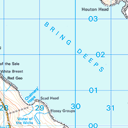 Ward Hill and the Dwarfie Stane, Hoy - Route Map