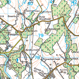 River Esk and Rowanburn Circuit, Canonbie - Route Map