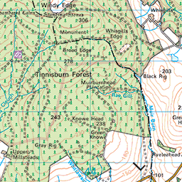 Cross Border Trail, Newcastleton - Route Map
