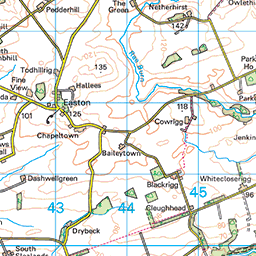River Esk and Rowanburn Circuit, Canonbie - Route Map