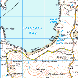 Eday Heritage Walk, Eday - Route Map