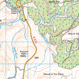 Mount Battock via Clachnaben - Route Map