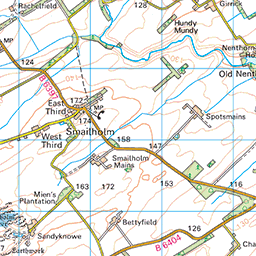 River Teviot and Roxburgh circuit, Kelso - Route Map