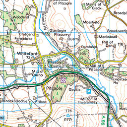 The Complete Bennachie, from Rowantree - Route Map