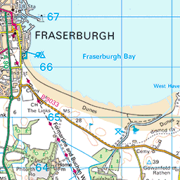 St Combs to Rattray Head - Route Map