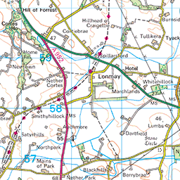 St Combs to Rattray Head - Route Map
