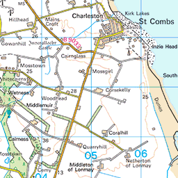 St Combs to Rattray Head - Route Map