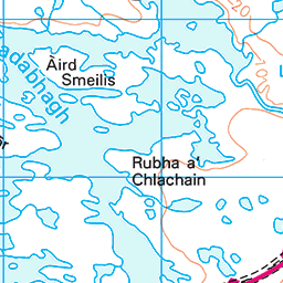 Lochmaddy and the Hut of the Shadows - Route Map