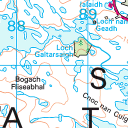 Lochmaddy and the Hut of the Shadows - Route Map