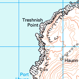 Treshnish Coast and the Whisky Cave - Route Map