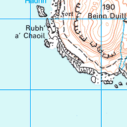 Treshnish Coast and the Whisky Cave - Route Map